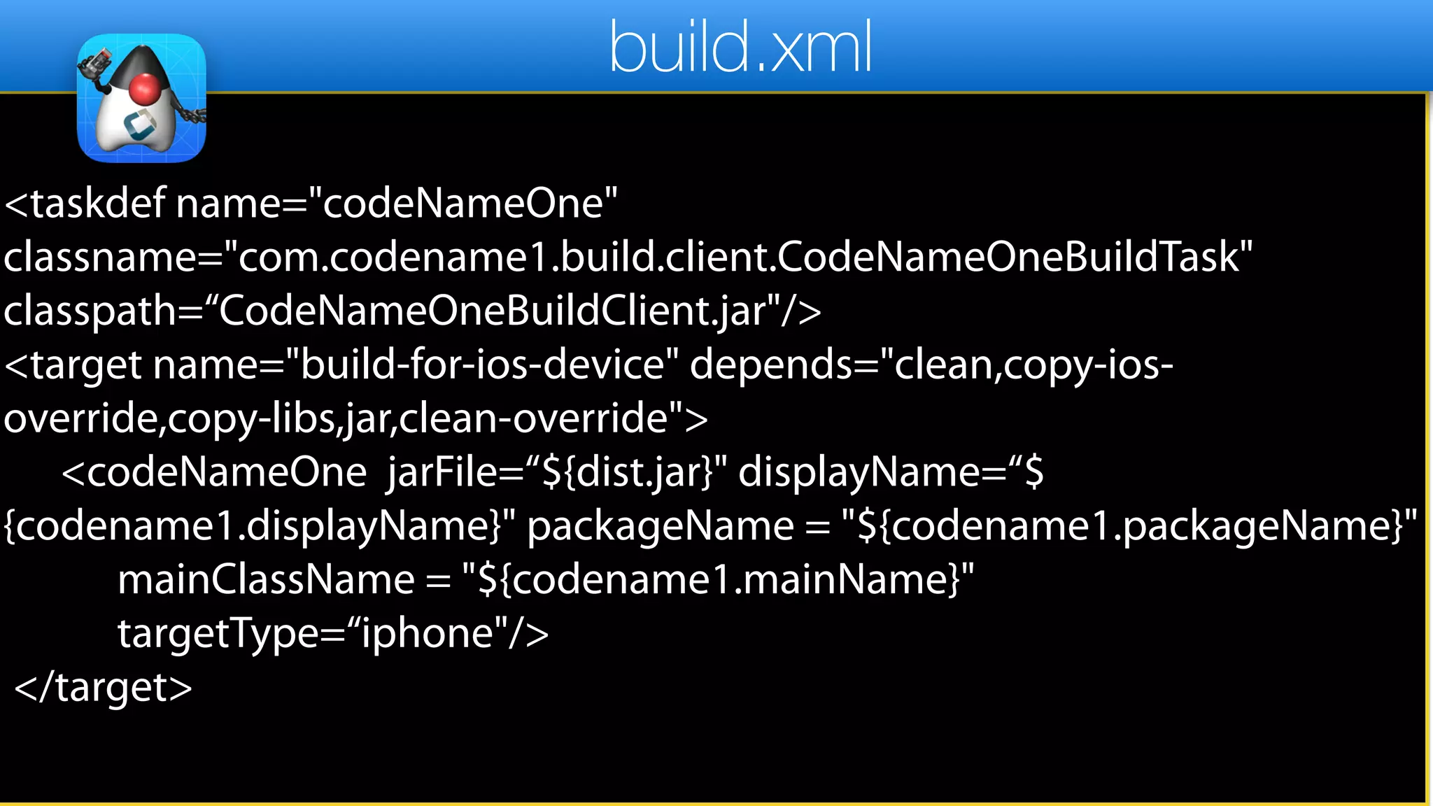 Anatomy of a Codename One Application | PPT