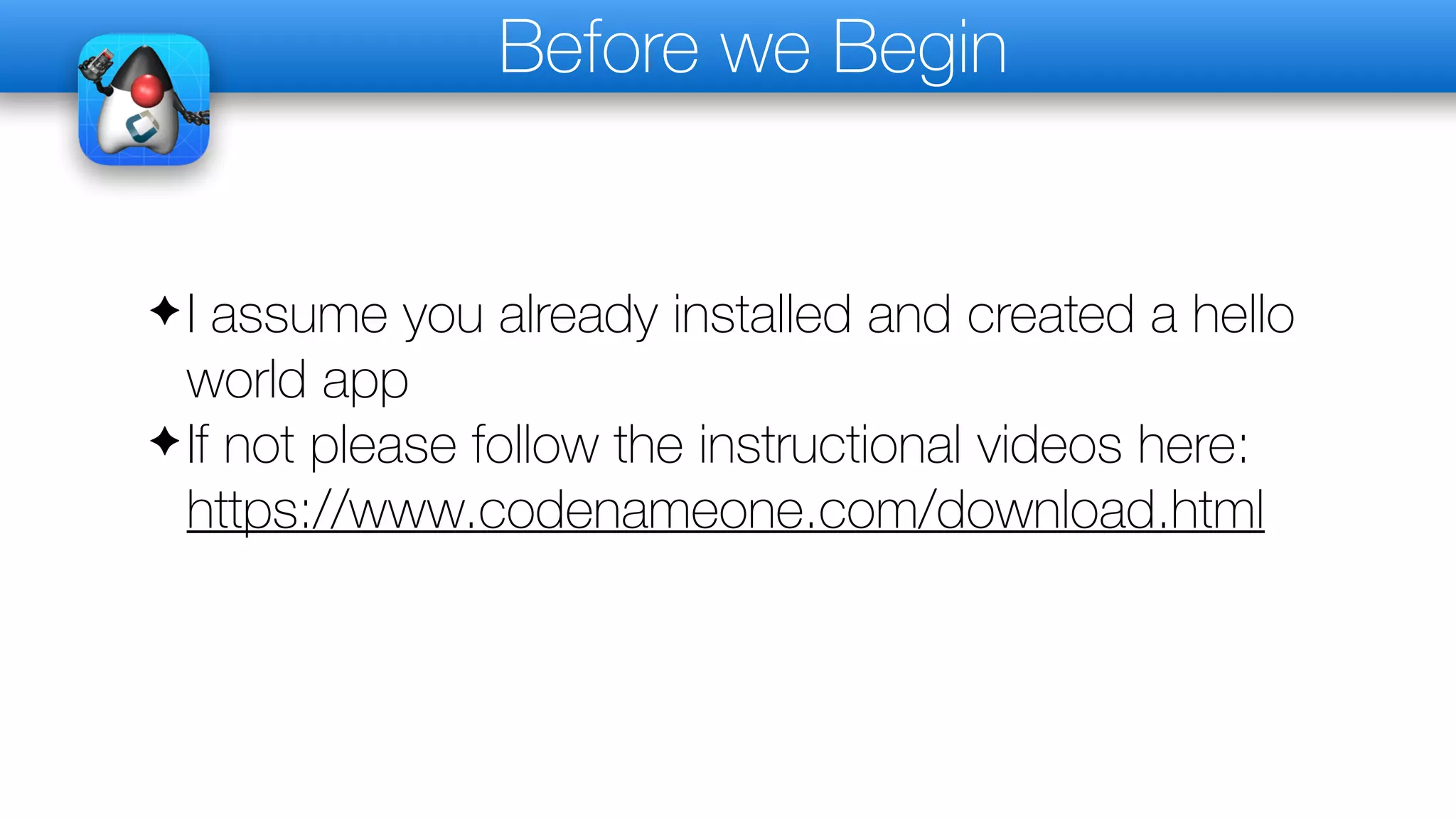 Anatomy of a Codename One Application | PPT