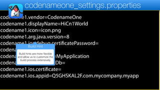 Anatomy of a Codename One Application | PPT
