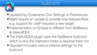 Anatomy of a Codename One Application | PPT