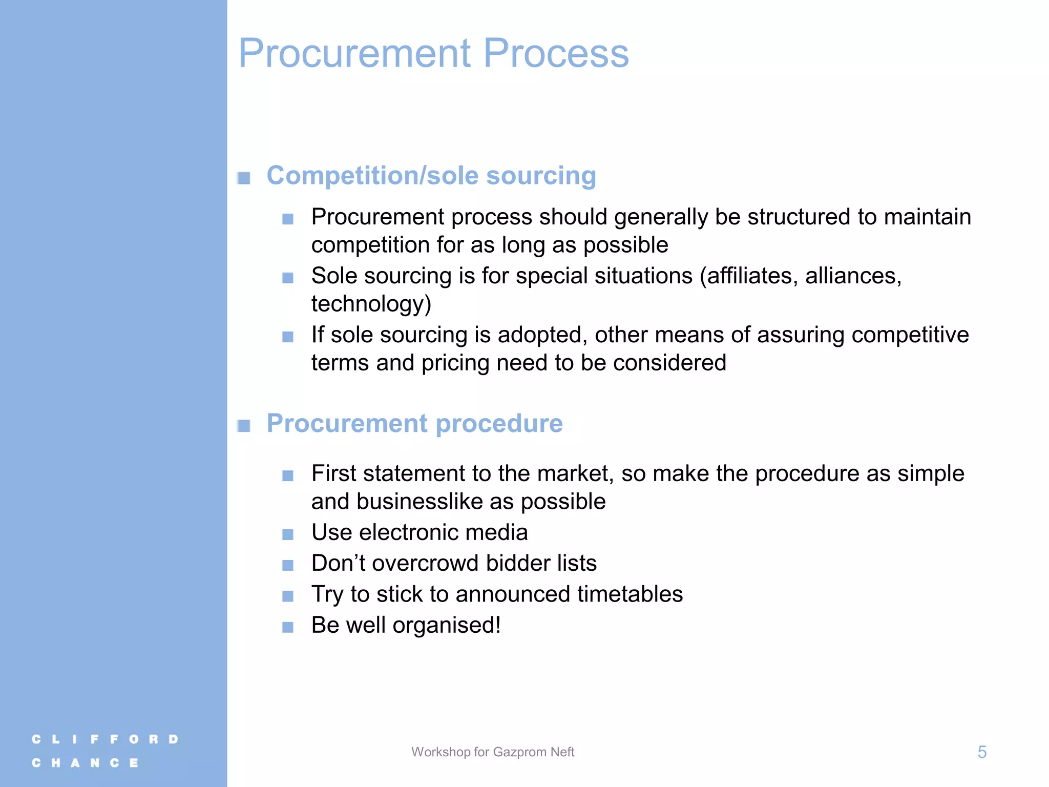Anatomy of a construction procurement a complex process in a changing ...