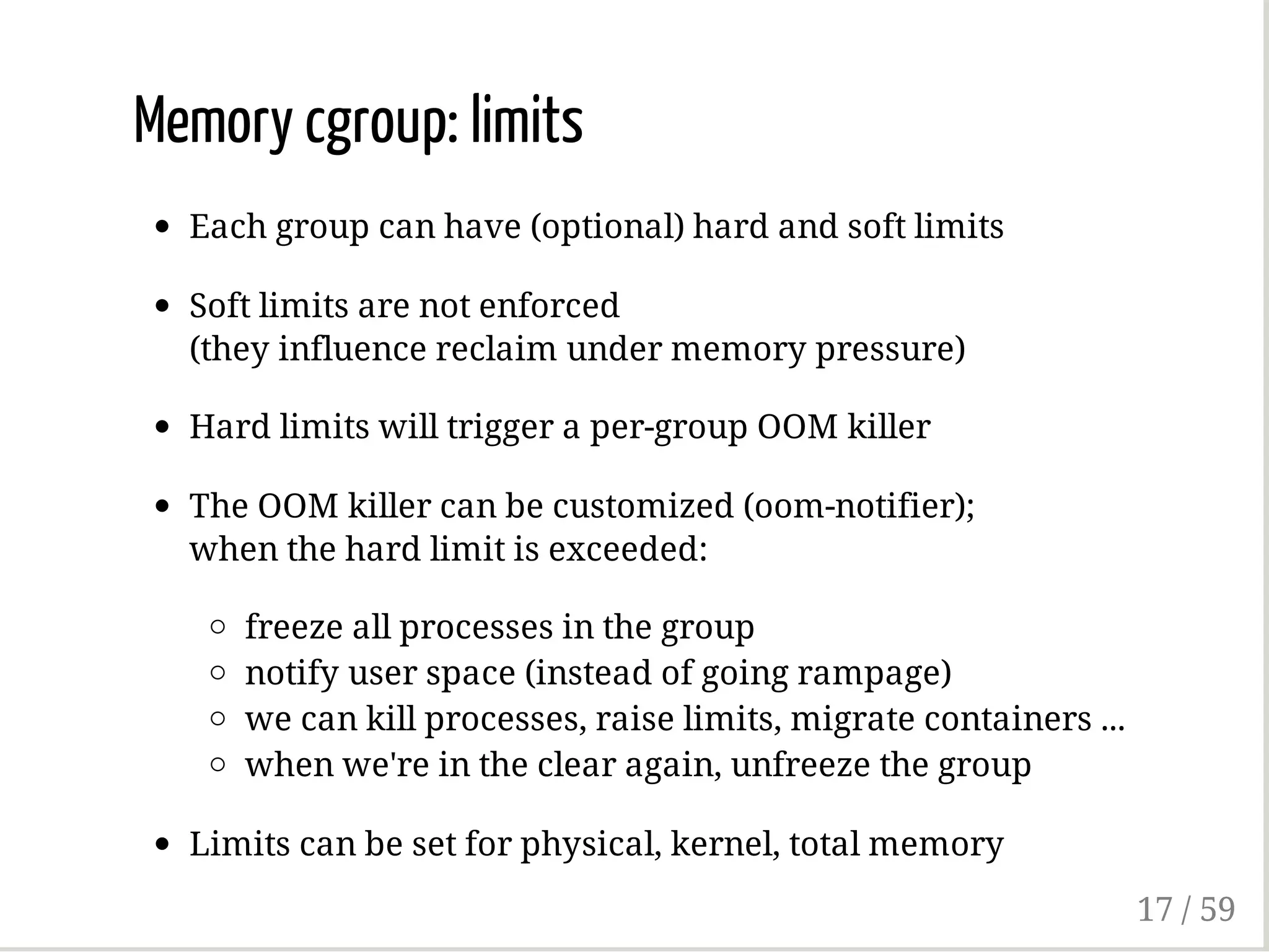 Anatomy of a Container: Namespaces, cgroups & Some Filesystem Magic ... Anatomy of a Container: Namespaces, cgroups & Some Filesystem Magic ...