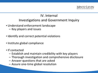 Anatomy of a Corruption Investigation for Pharmaceutical and Medical ...