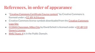 Anatomy of a Creative Commons License | PPT