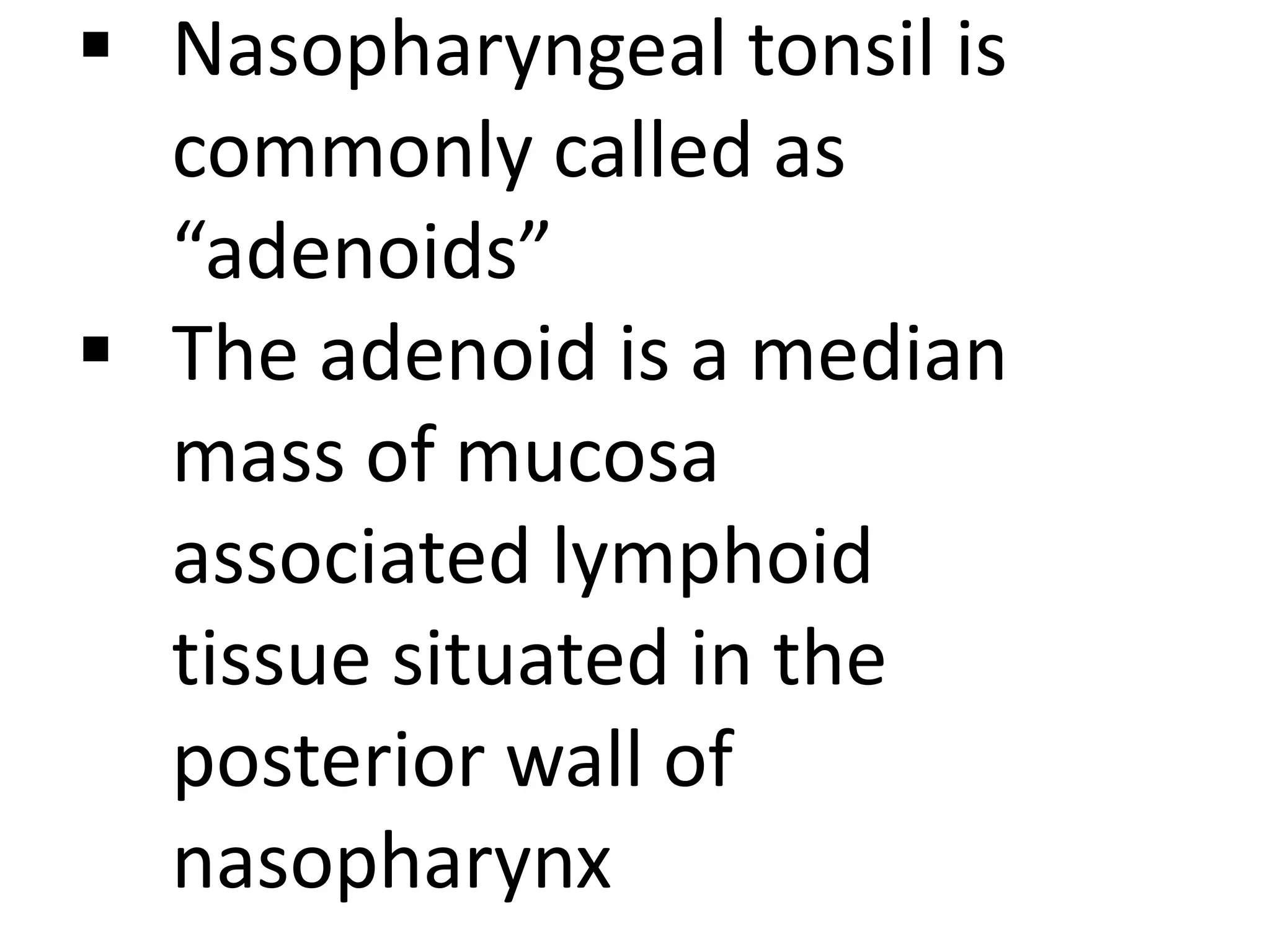 Anatomy of adenoid | PPTX