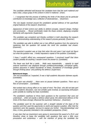 Anatomy Of A Doctoral Viva. | PDF