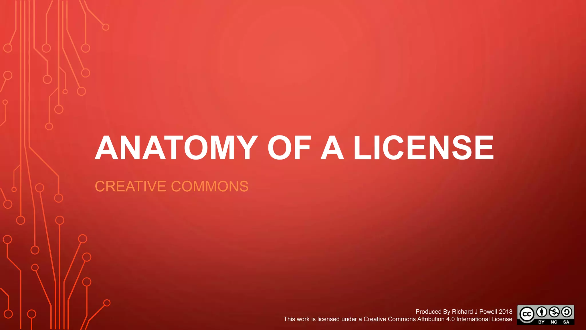 Anatomy Of A License Creative Commons Ppt