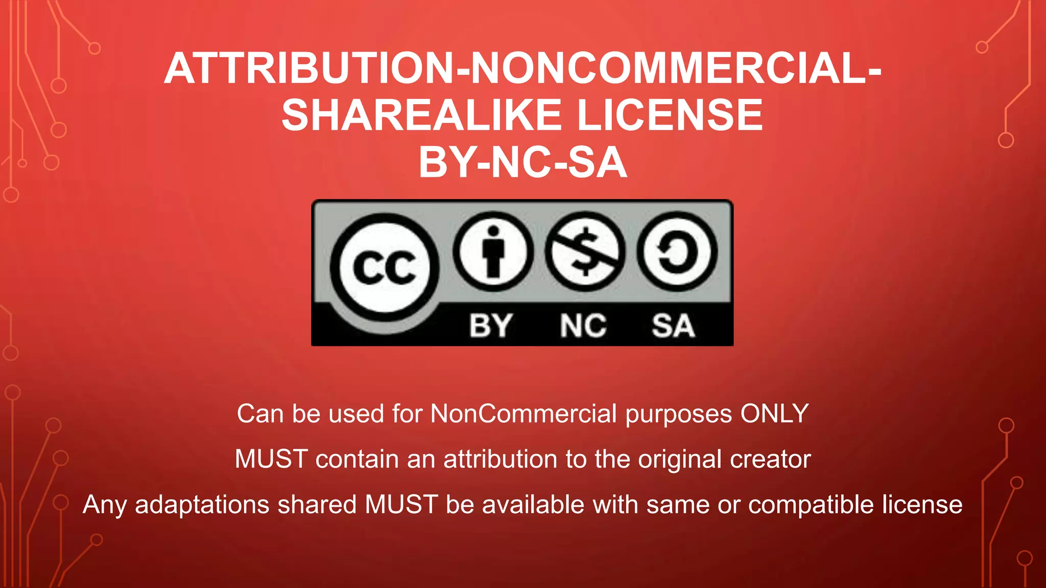 Anatomy of a License (Creative Commons) | PPT