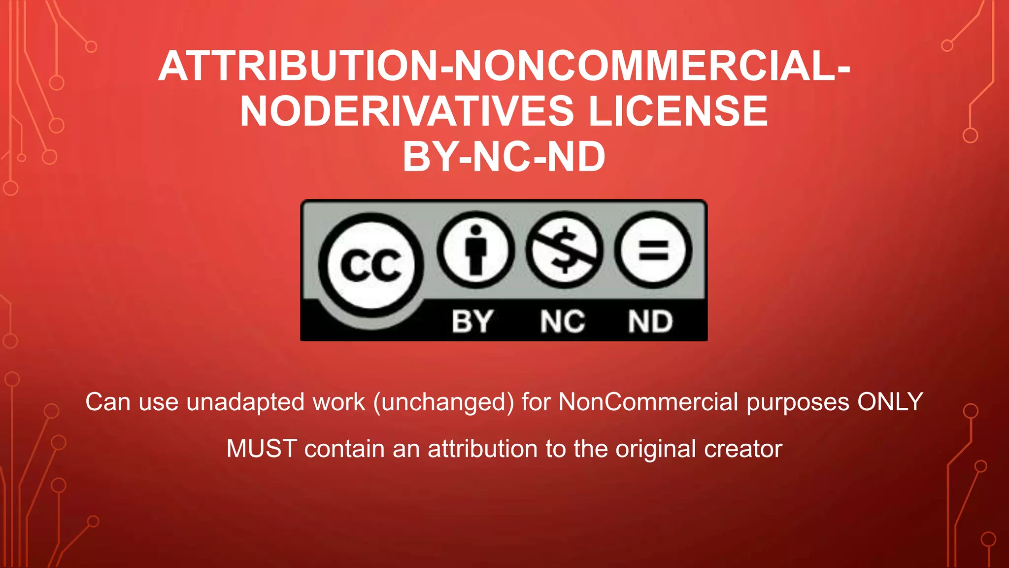 Anatomy of a License (Creative Commons) | PPT
