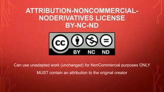 Anatomy of a License (Creative Commons) | PPTX