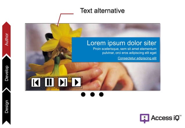 Anatomy of an accessible carousel: everyone's responsible! | PPT