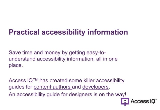 Anatomy of an accessible carousel: everyone's responsible! | PPT
