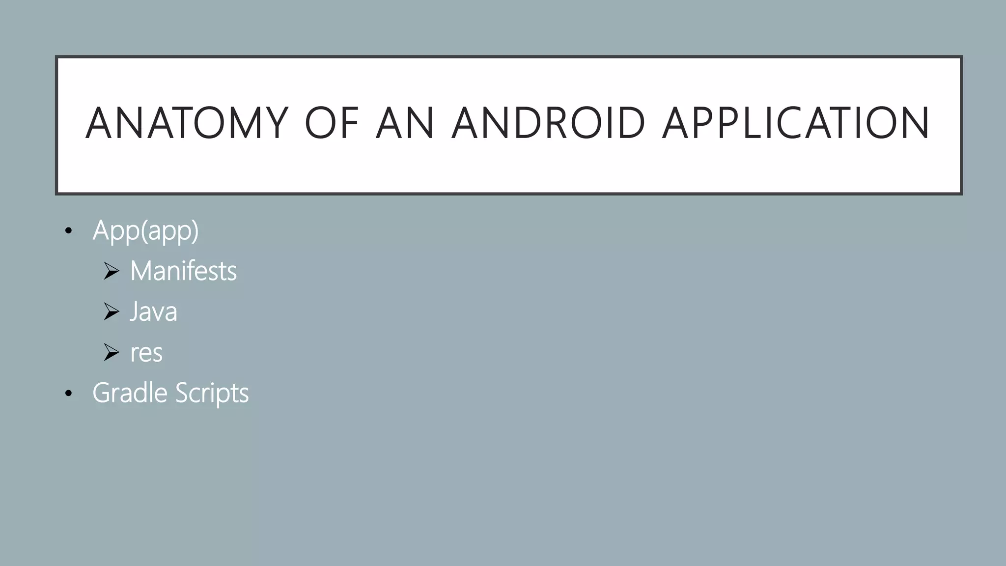 Anatomy Of An Adroid Application Lecture 3.pptx