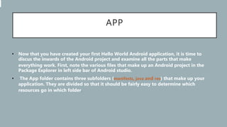 Anatomy Of An Adroid Application Lecture 3.pptx