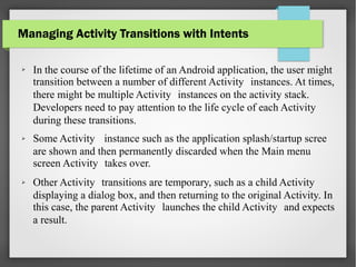 Anatomy of android application | ODP