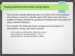 Anatomy of android application | ODP