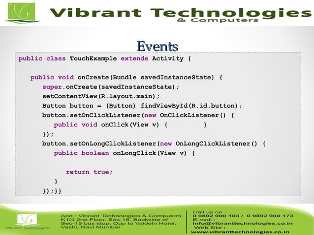 Android - Anatomy of android elements & layouts | PPT