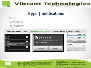 Android - Anatomy of android elements & layouts