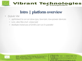 Android - Anatomy of android elements & layouts | PPT