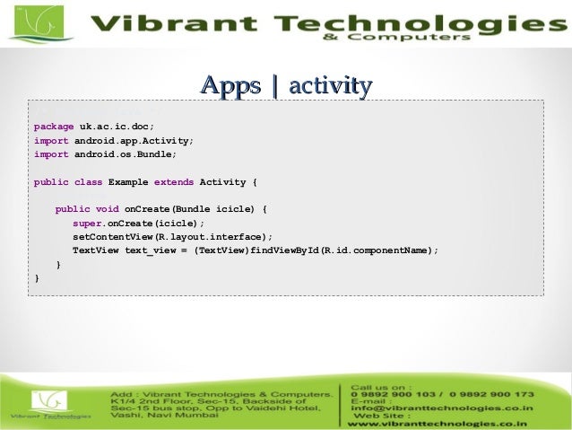 Android - Anatomy of android elements & layouts