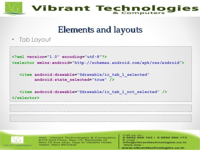 Android - Anatomy of android elements & layouts