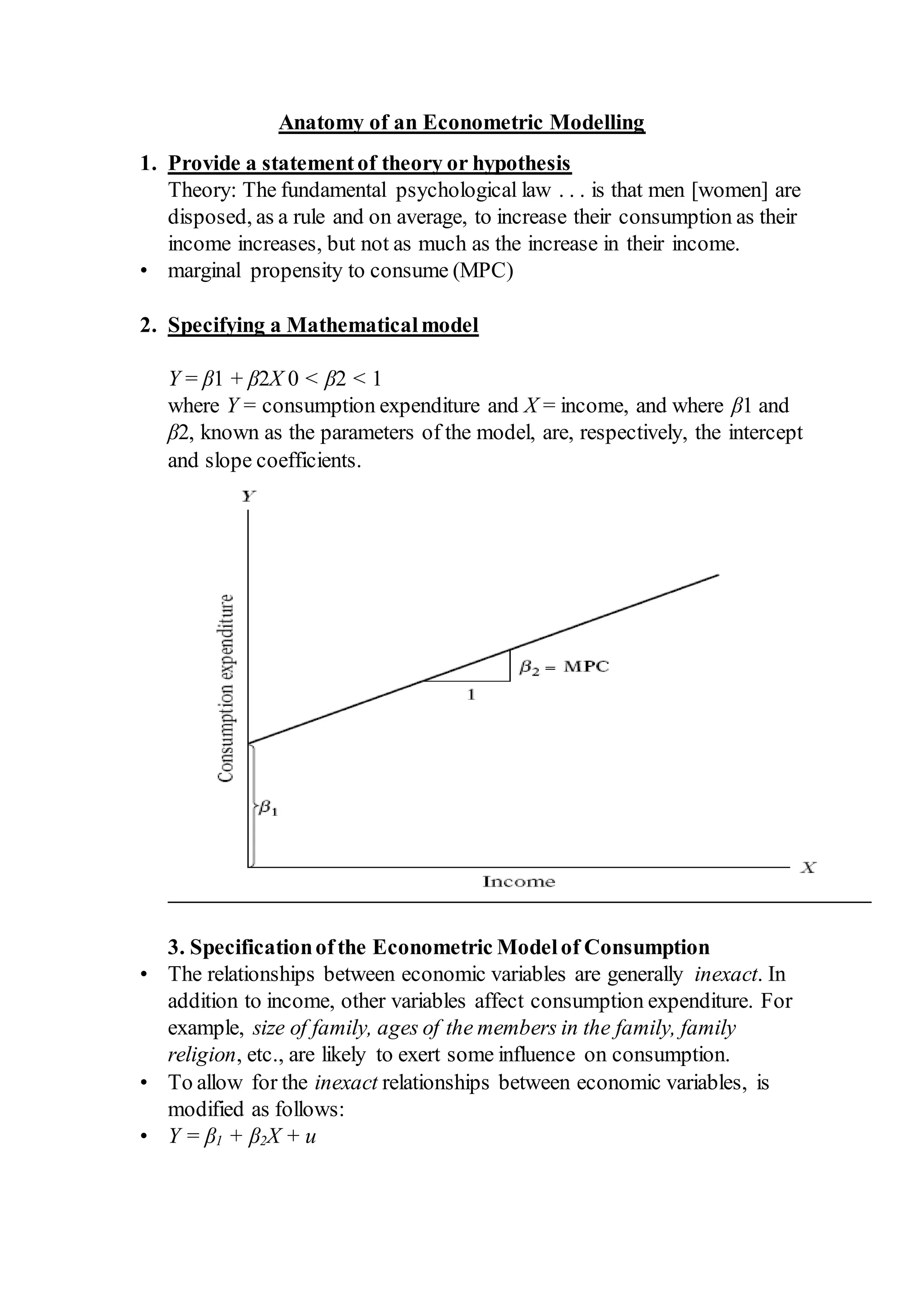 Anatomy of an econometric modelling (1) | DOCX