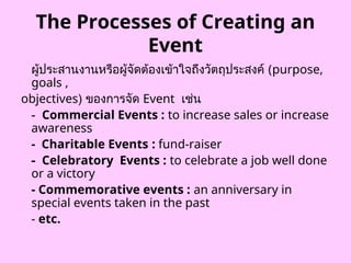 Anatomy_of_an_Event.ppt การจัด event in Thai | PPT