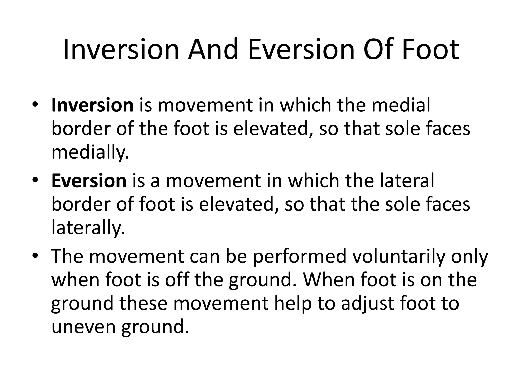 Anatomy of ankle and foot | PPSX