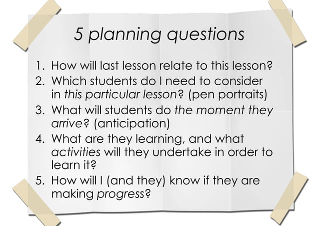 Anatomy of an outstanding lesson | PDF | Educational Assessment | Education