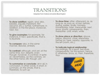 Anatomy of a paragraph | PPT