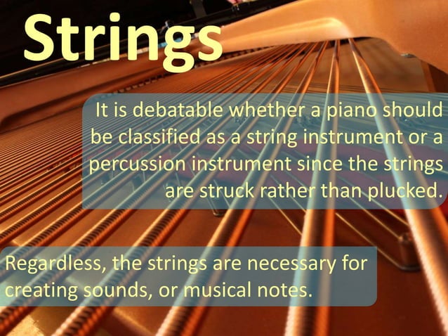 The Anatomy of a piano | PPTX