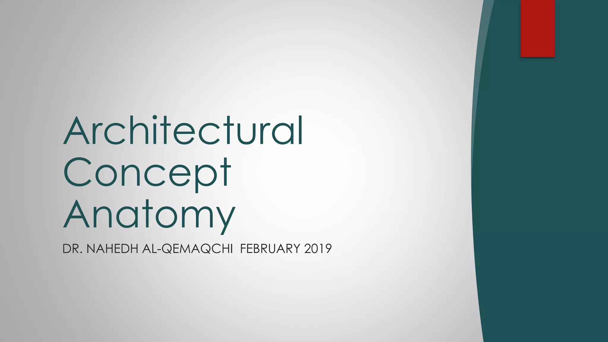 Anatomy of architectural design concept | PDF