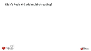 Anatomy of a Redis Command by Madelyn Olson of Amazon Web Services - Redis Day Seattle 2020 | PPT