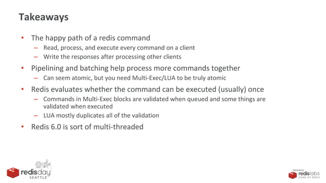 Anatomy of a Redis Command by Madelyn Olson of Amazon Web Services - Redis Day Seattle 2020 | PPT