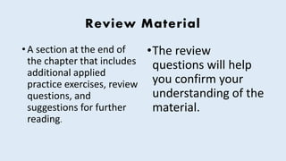Anatomy of a textbook | PPTX