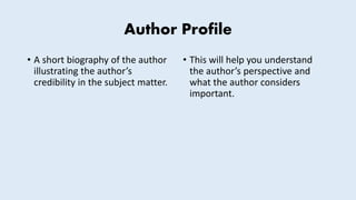 Anatomy of a textbook | PPTX