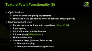 Anatomy of a Texture Fetch | PPT