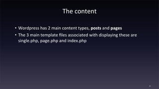 Anatomy of a Wordpress theme | PPT
