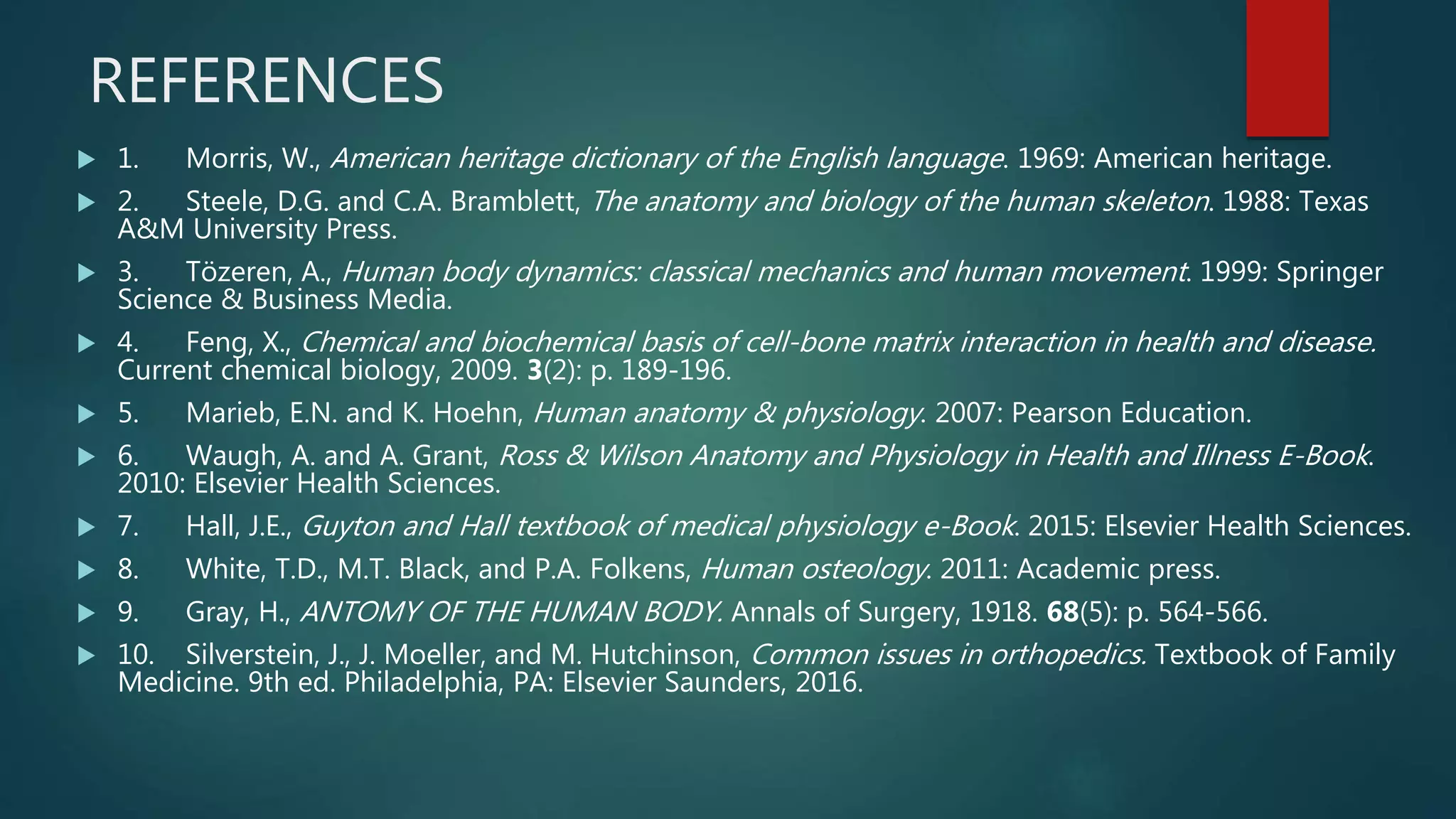 Anatomy of bones | PDF