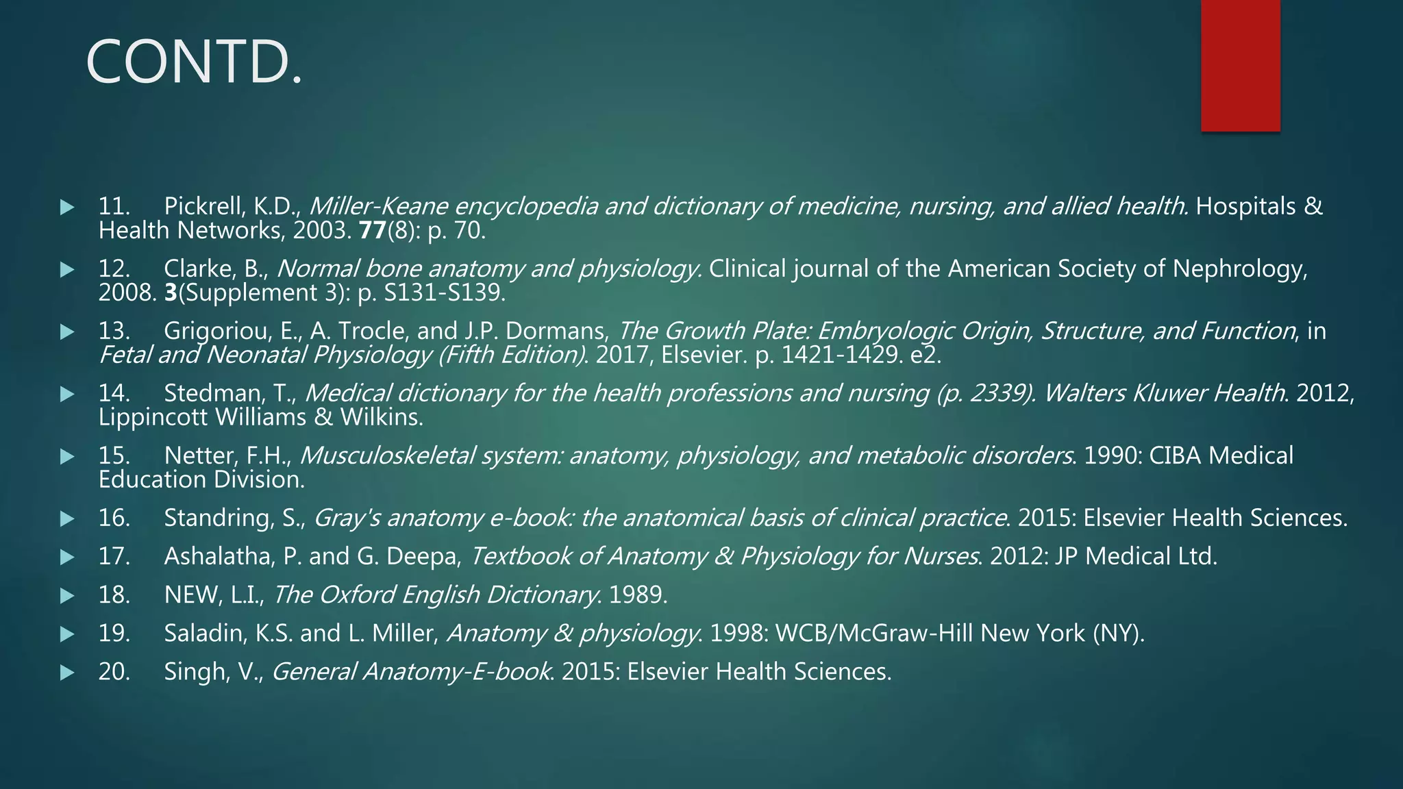 Anatomy of bones | PDF