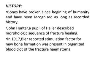 Anatomy_of_Bone_and_Fracture healing in ortho | PPTX