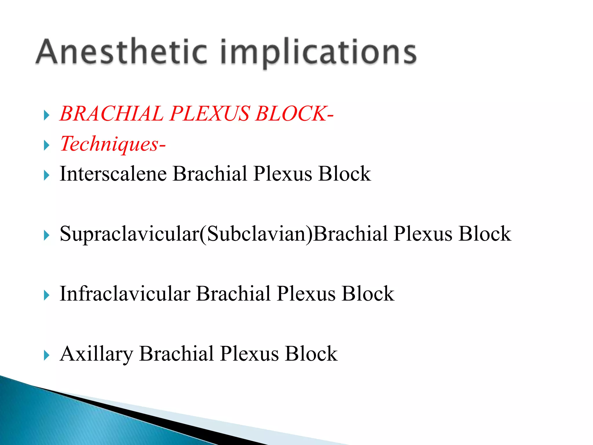 Anatomy of brachial plexus | PPTX
