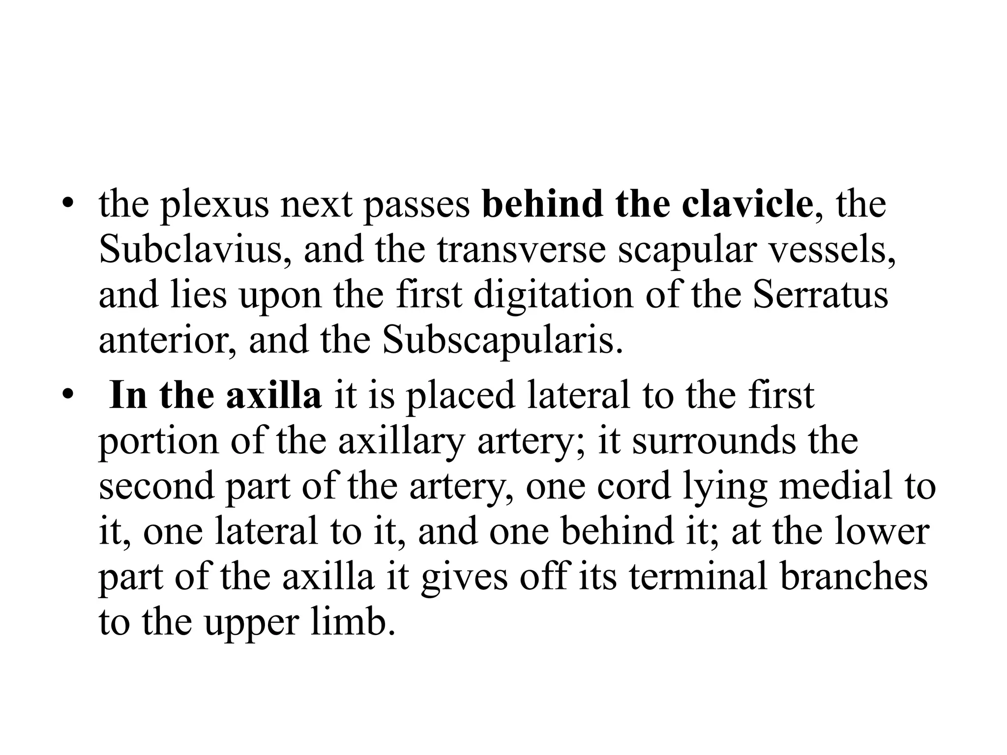 Anatomy of brachial plexus | PPTX
