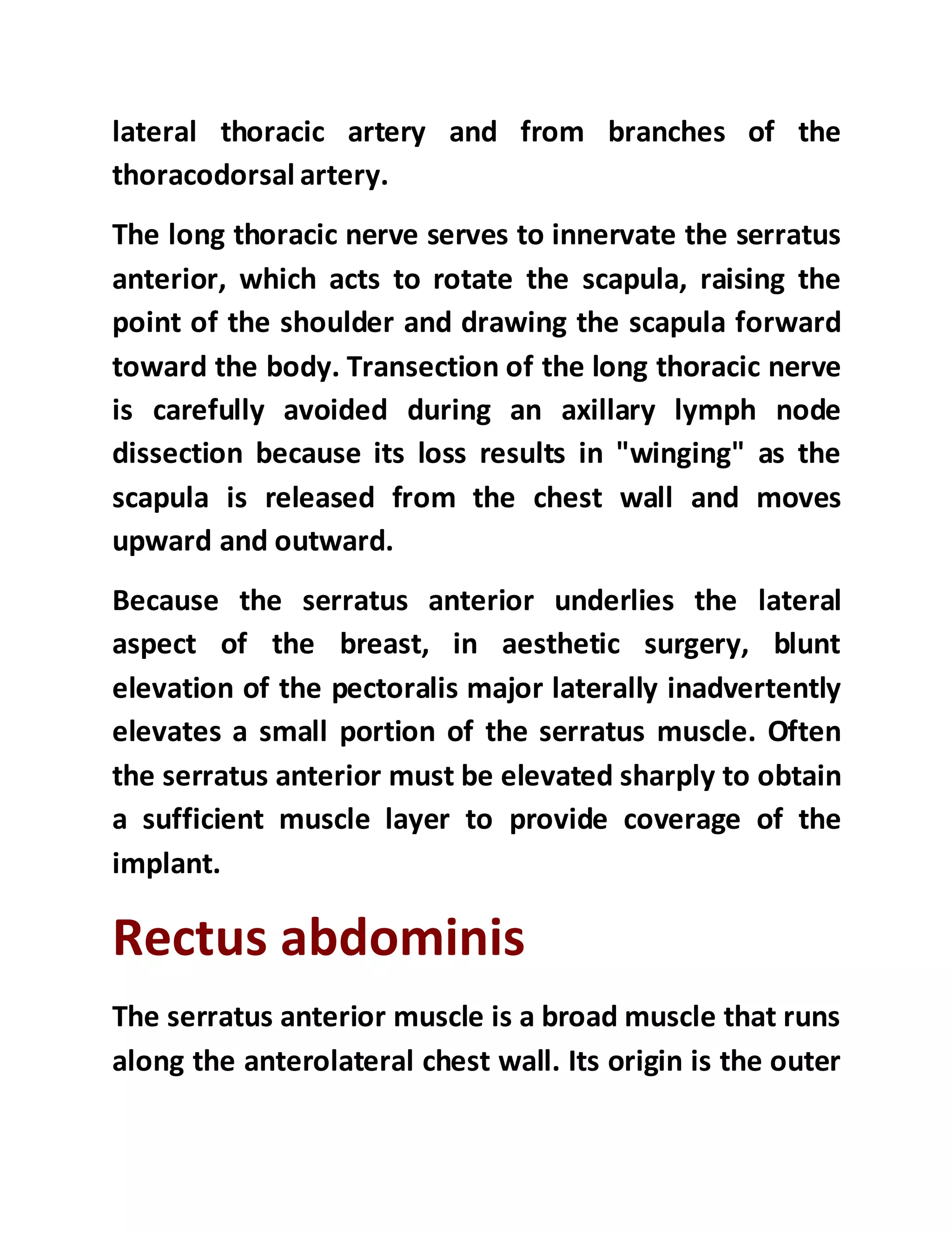 Anatomy of breast | DOC