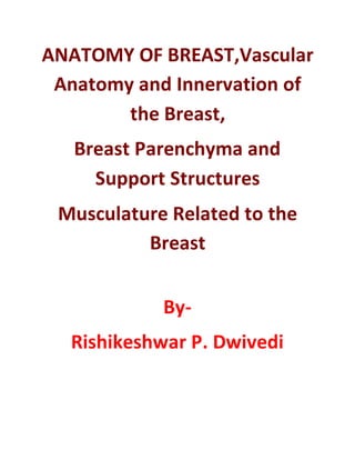Anatomy of breast | DOC
