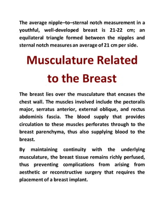 Anatomy of breast | DOC