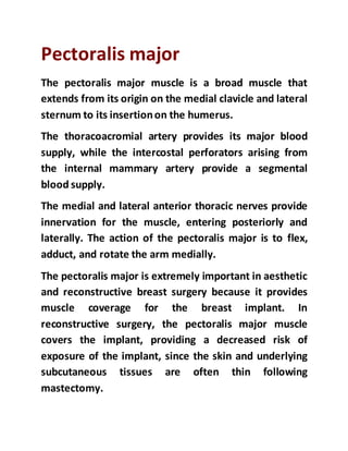 Anatomy of breast | DOC