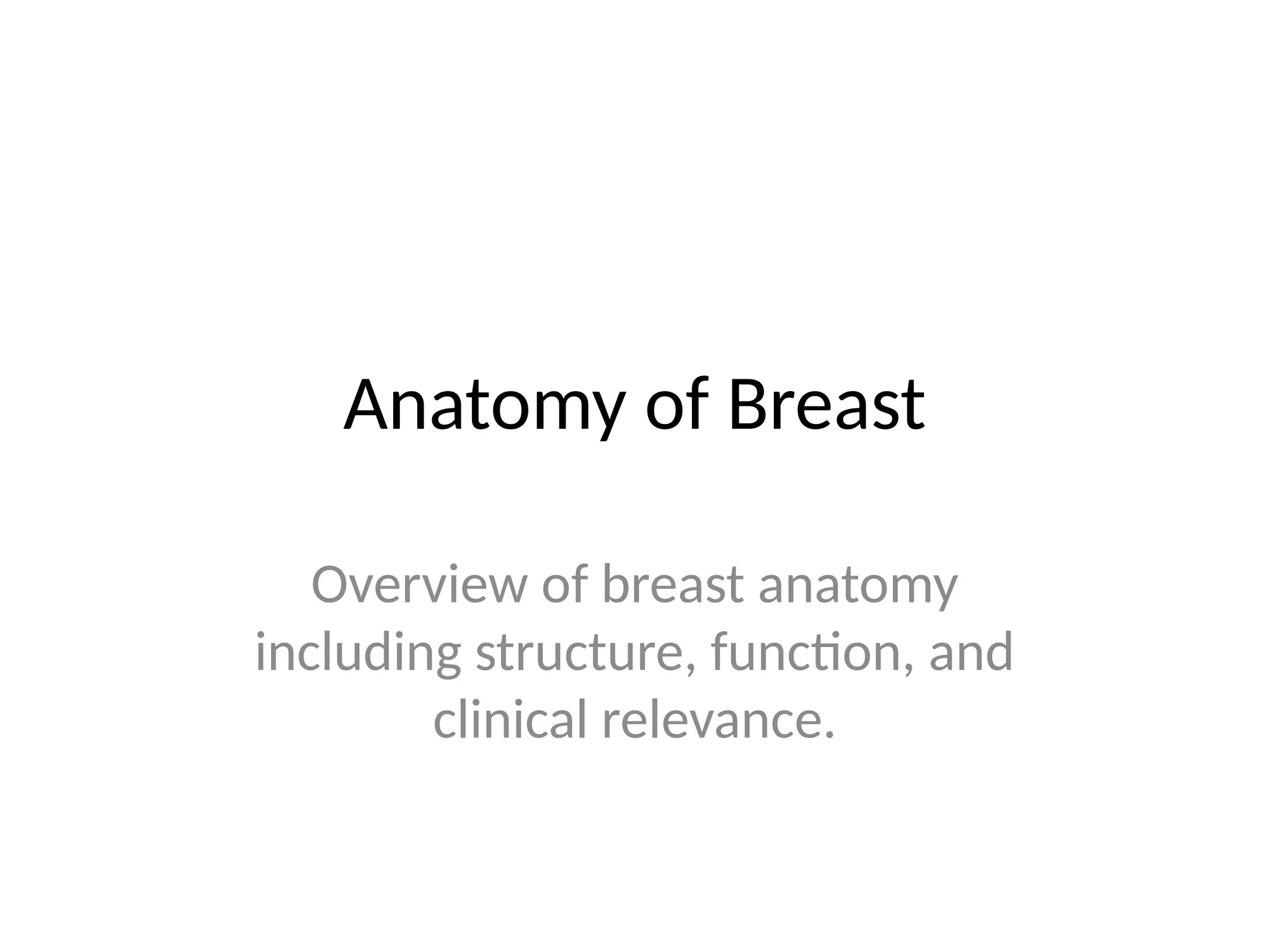 Anatomy_of_Breast_PPT anatomy of breast ppt | PPT