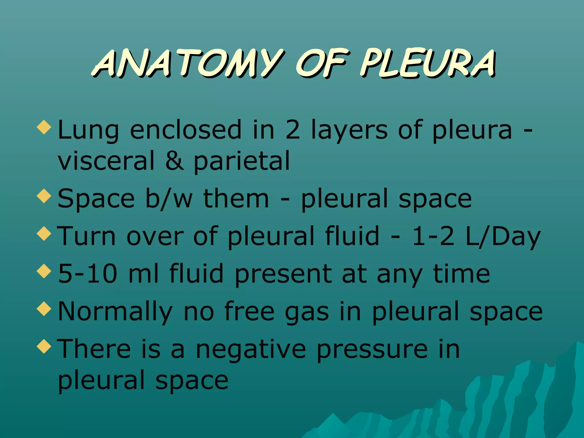 Anatomy of bronchial tree, lungs and pleura | PPT