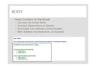 Anatomy of business emails | PDF